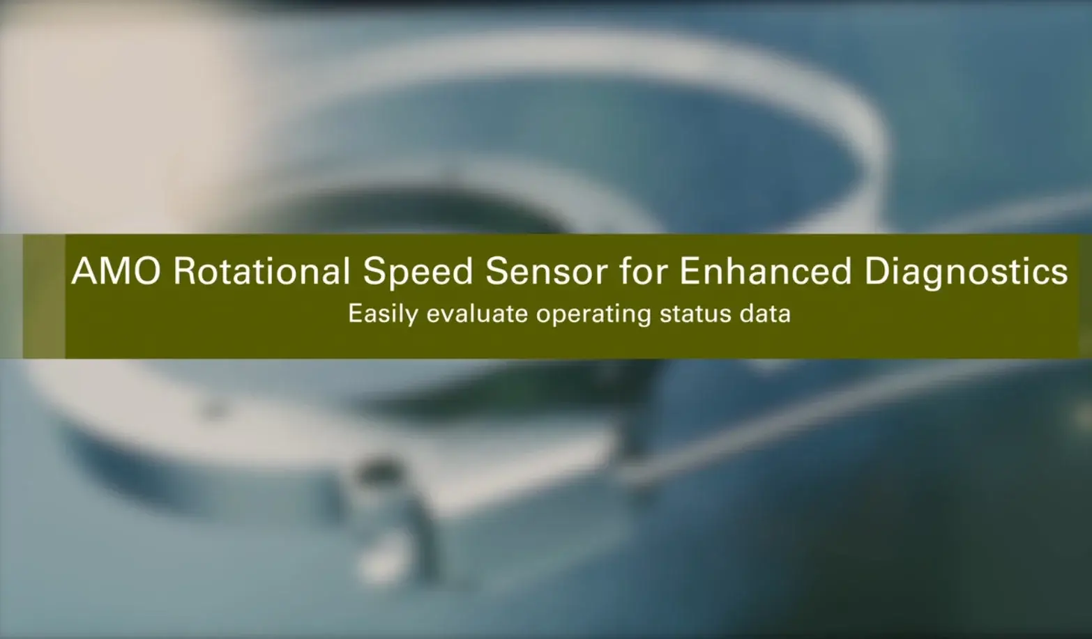 Watch Video: Speed sensor: better planning of maintenance and service ...