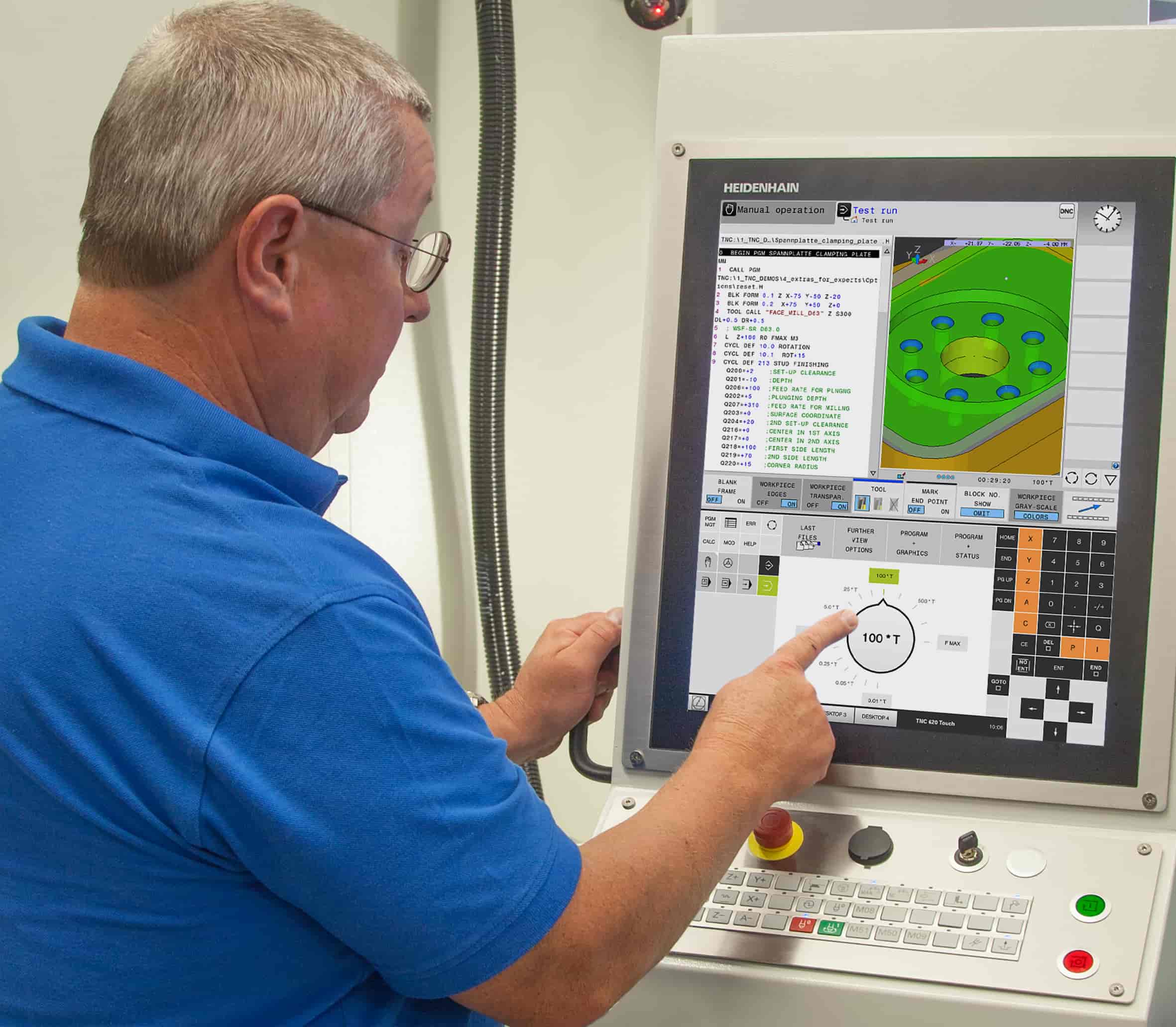 New Compact TNC 620 Control Features Touchscreen - HEIDENHAIN